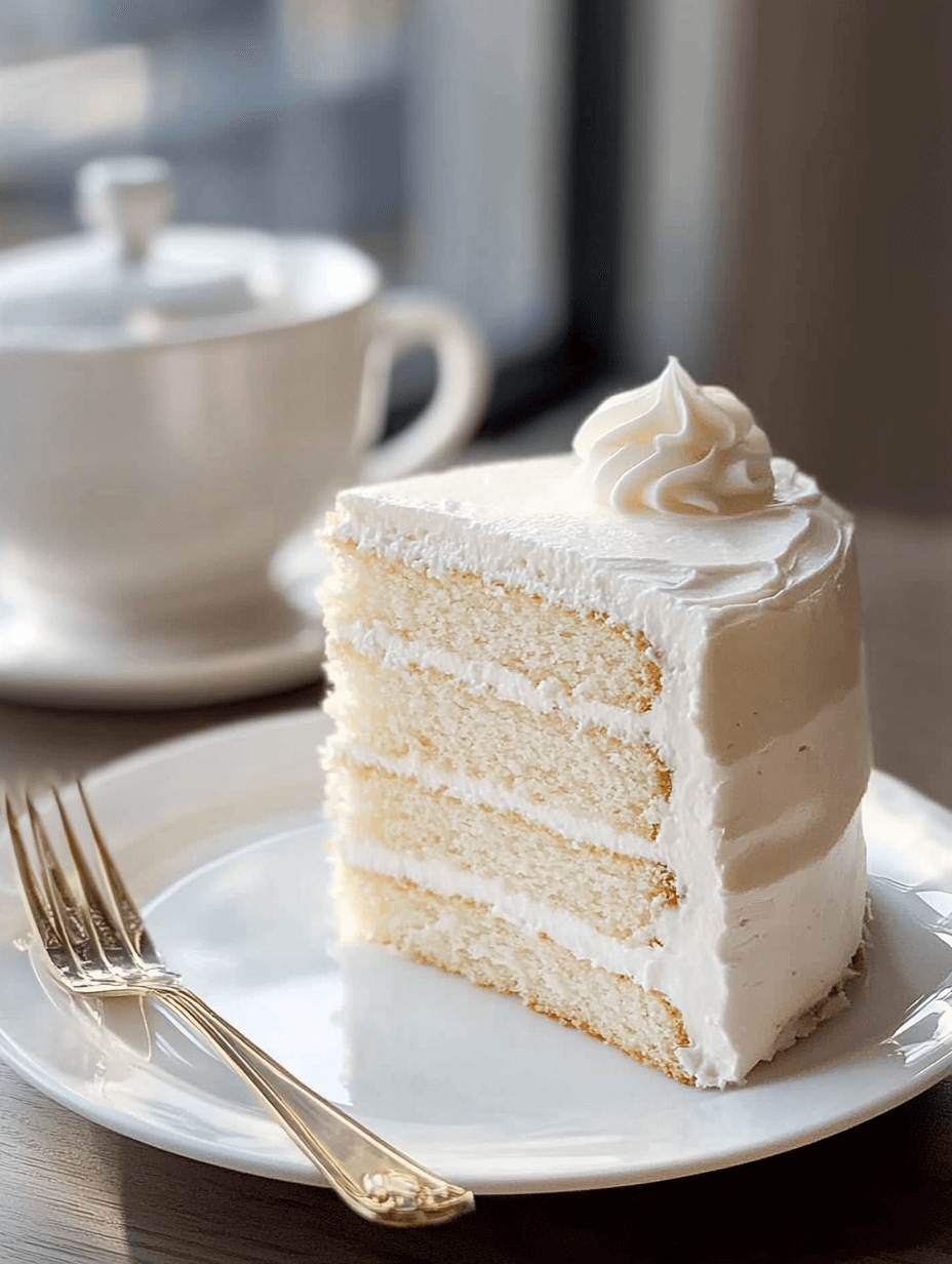 Irresistible Heavenly White Snack Cake - Taste Of Recipe
