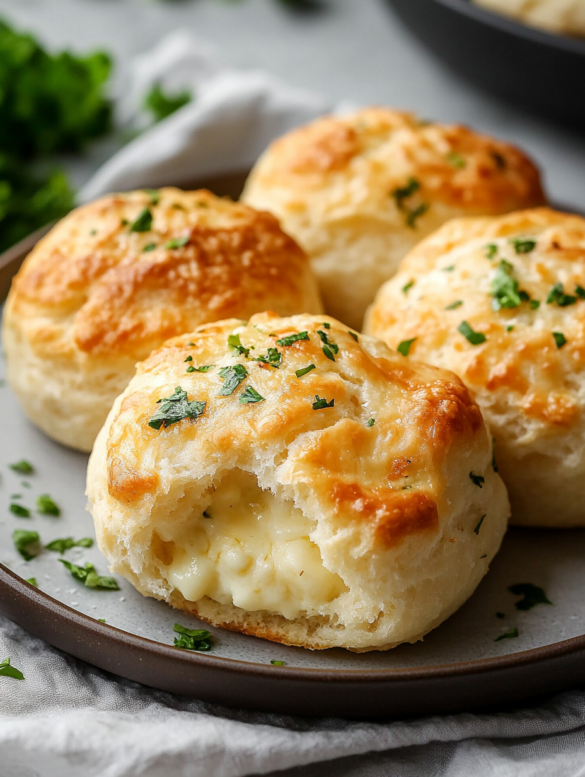 Pillsbury Biscuit Garlic Butter Cheese Bombs - Taste Of Recipe