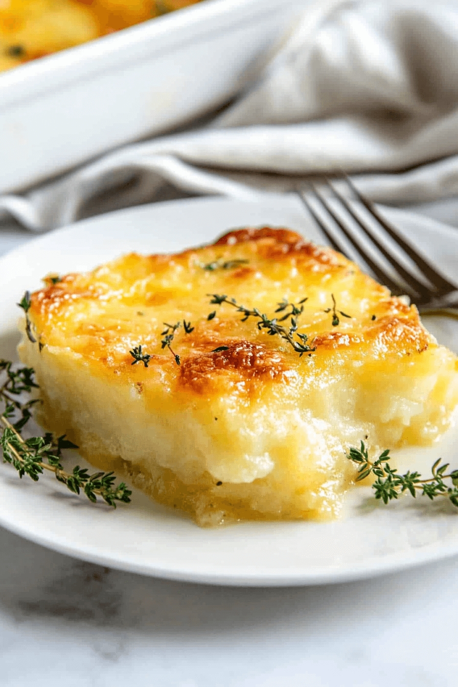 Copycat Ruth’s Chris Potatoes au Gratin - Taste Of Recipe